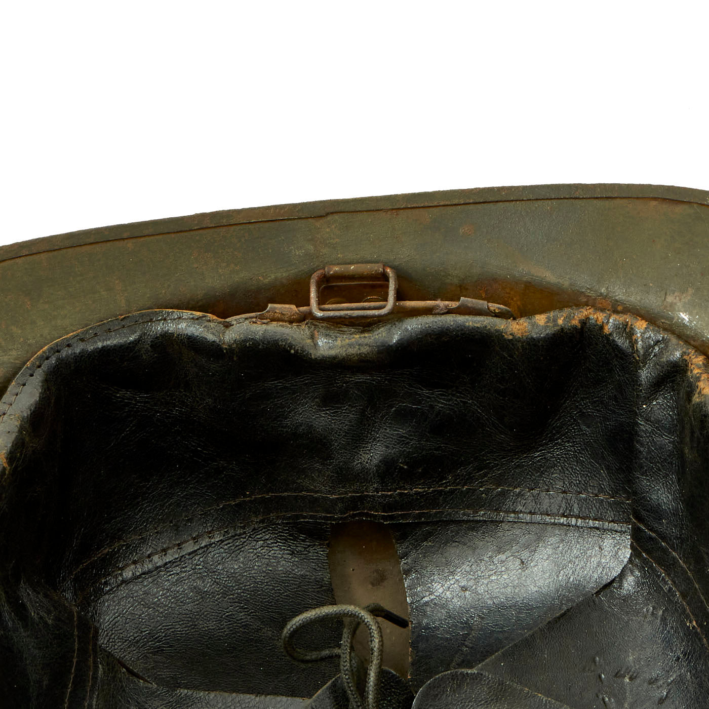 Original Belgian WWII Model 1926 Adrian Infantry Helmet with Lion Badg ...