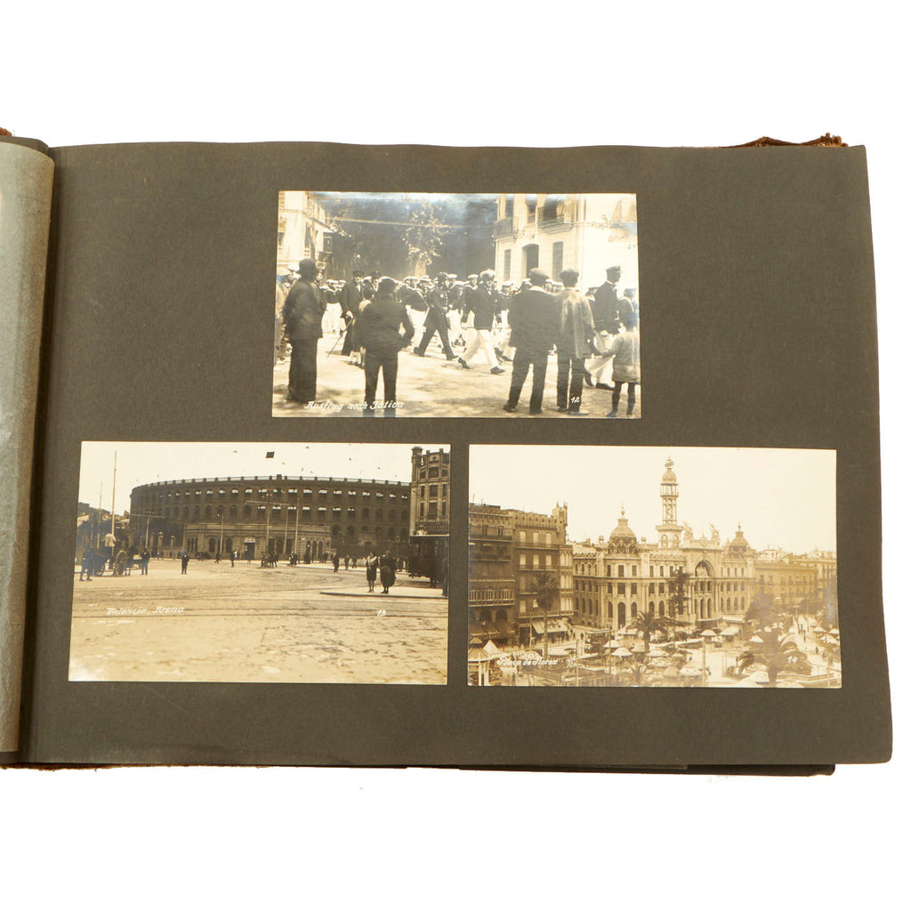 Original German Pre-WWII SMS Hannover Battleship Mediterranean Cruise ...
