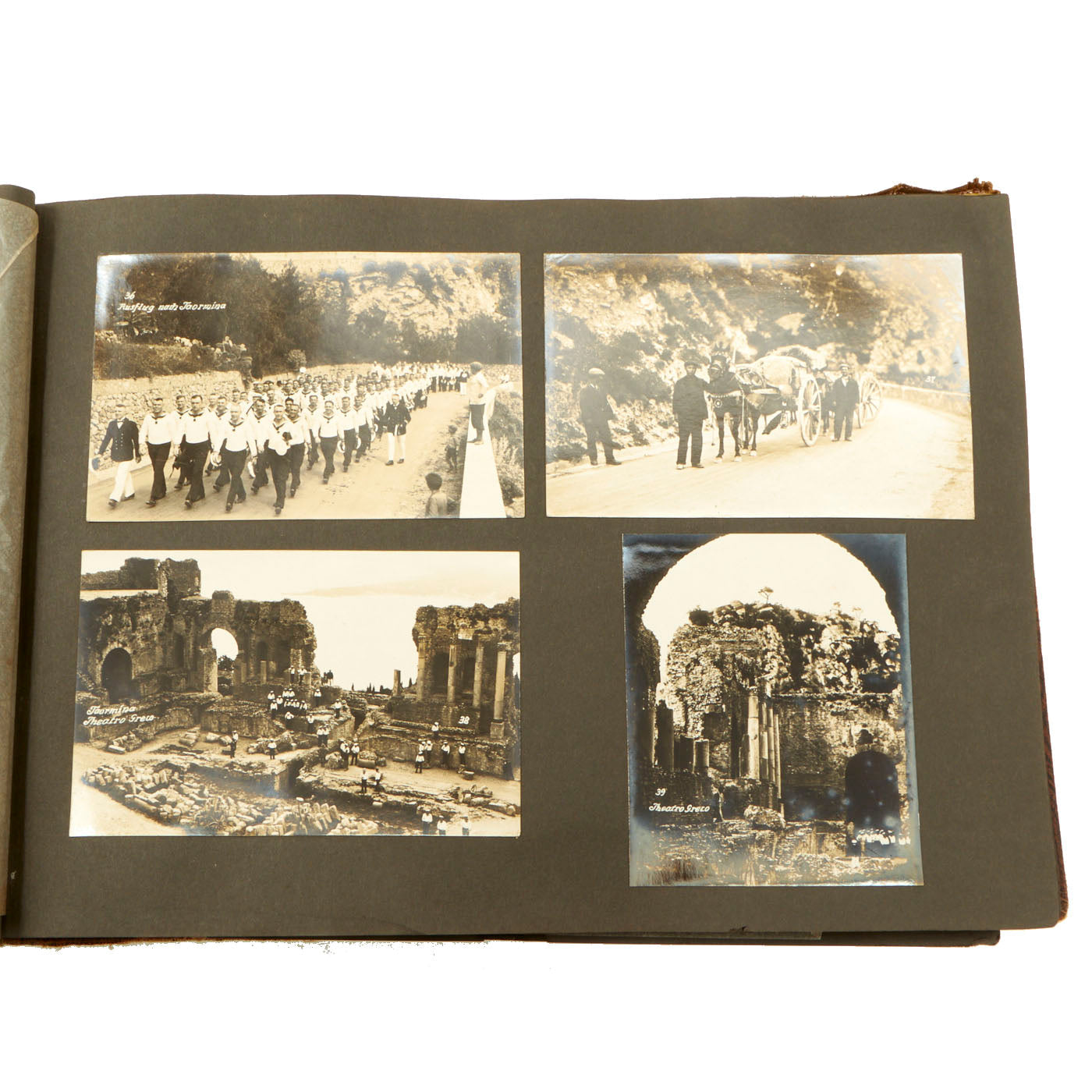Original German Pre-WWII SMS Hannover Battleship Mediterranean Cruise ...