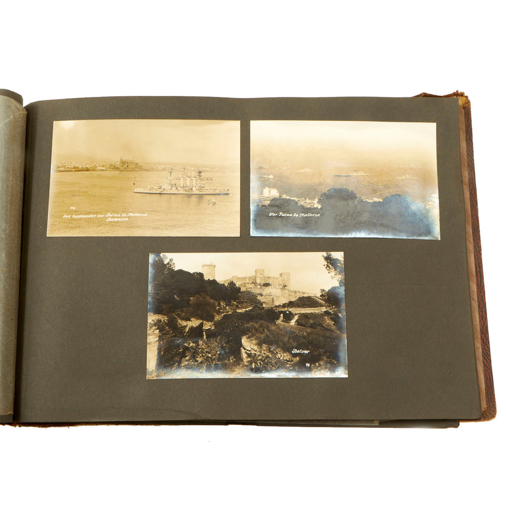 Original German Pre-WWII SMS Hannover Battleship Mediterranean Cruise ...
