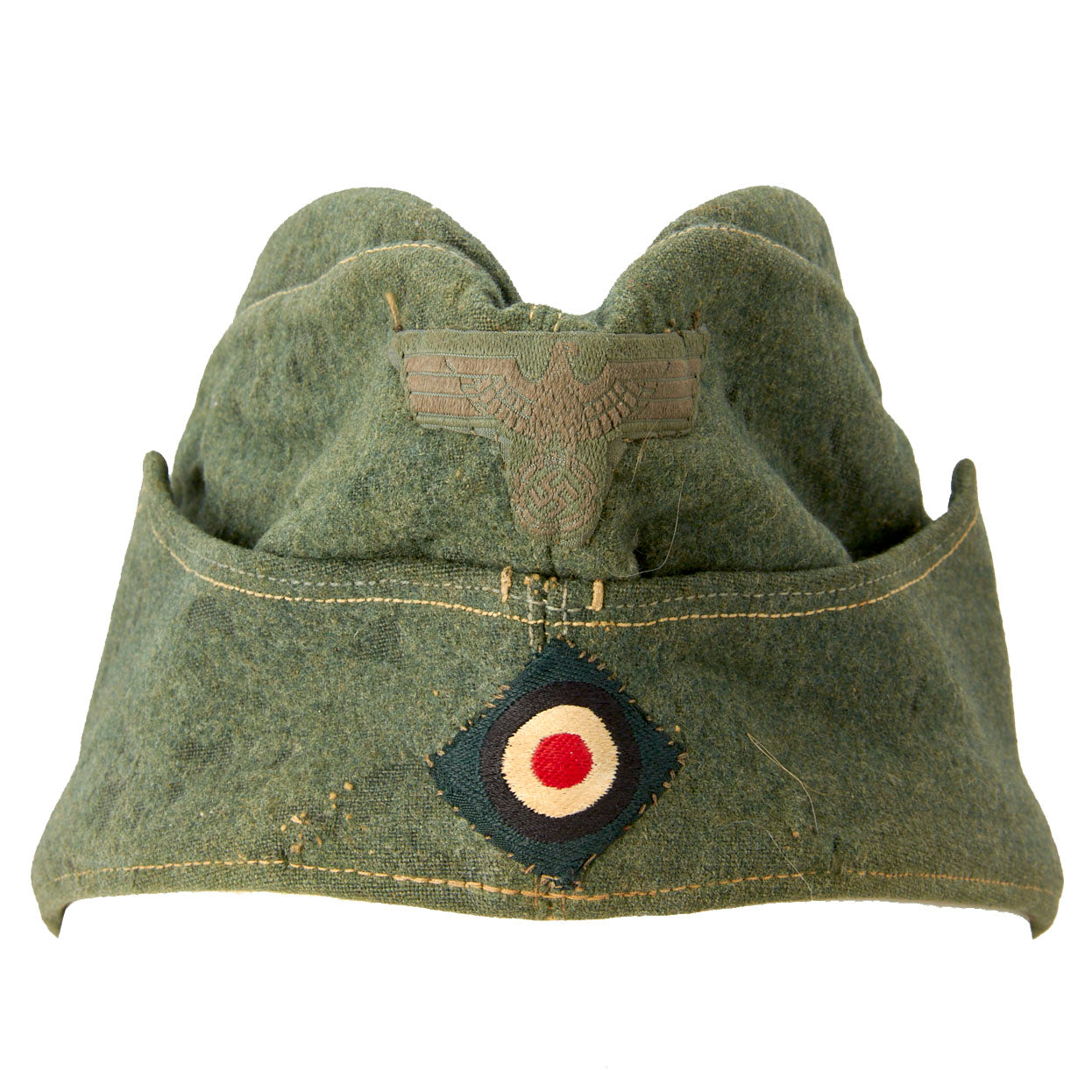 Original German WWII Heer Army Wool EM-NCO M38 Size 56cm Overseas Cap ...
