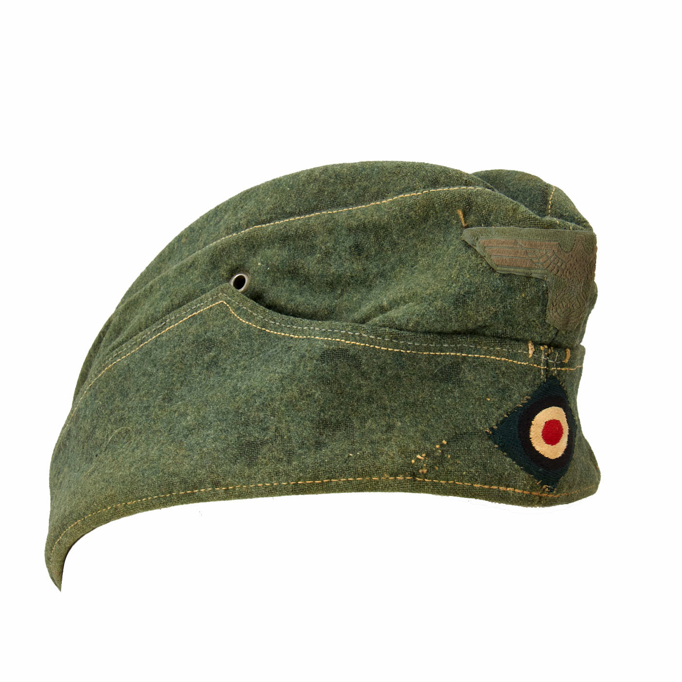 Original German WWII Heer Army Wool EM-NCO M38 Size 56cm Overseas Cap ...