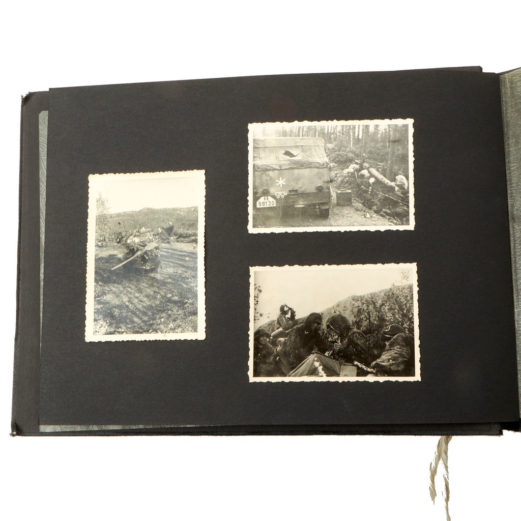 Original German WWII SS Germania Combat Photo Album - 66 Photos - Incr ...