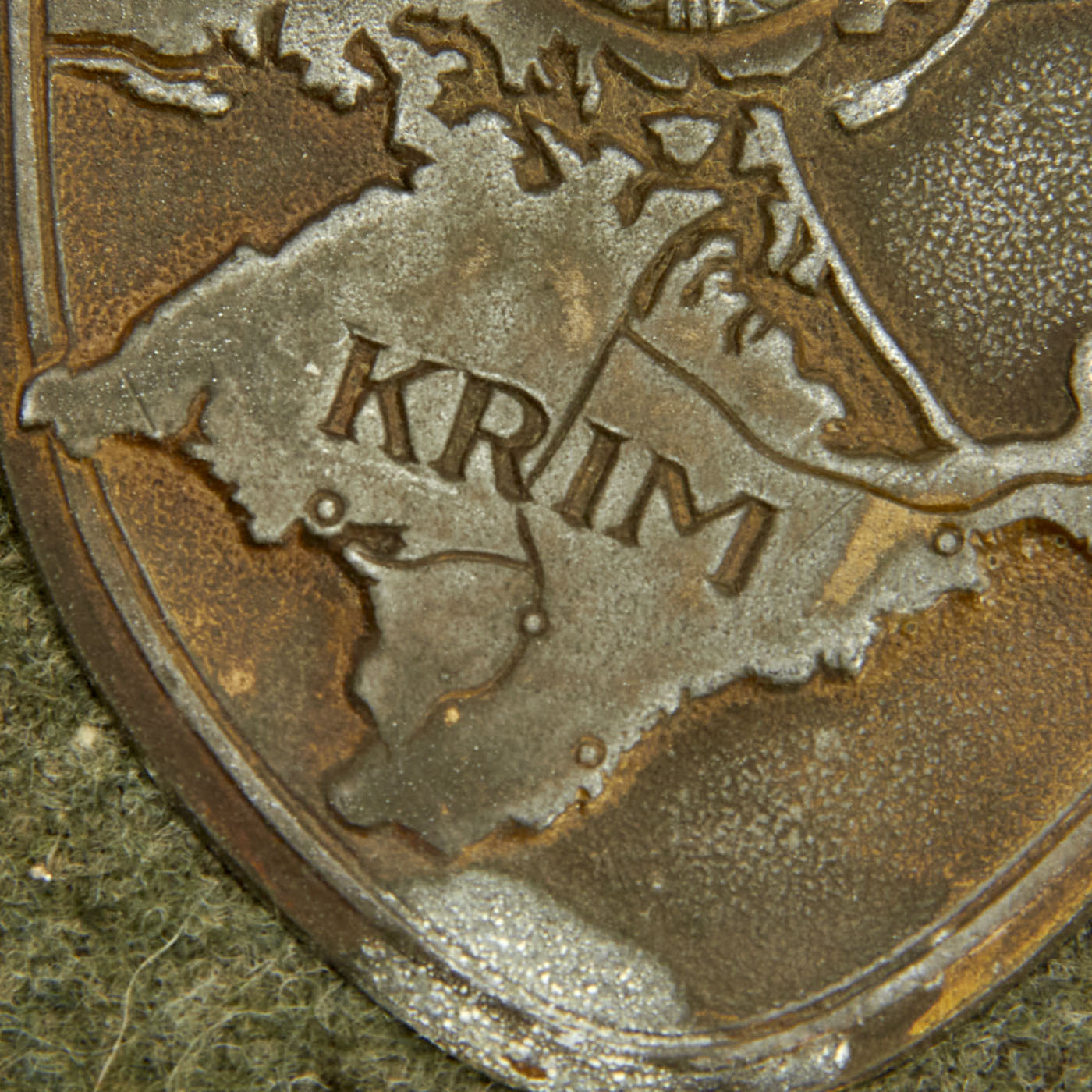 Original German WWII Unissued Heer Crimea Krim Shield Decoration with ...