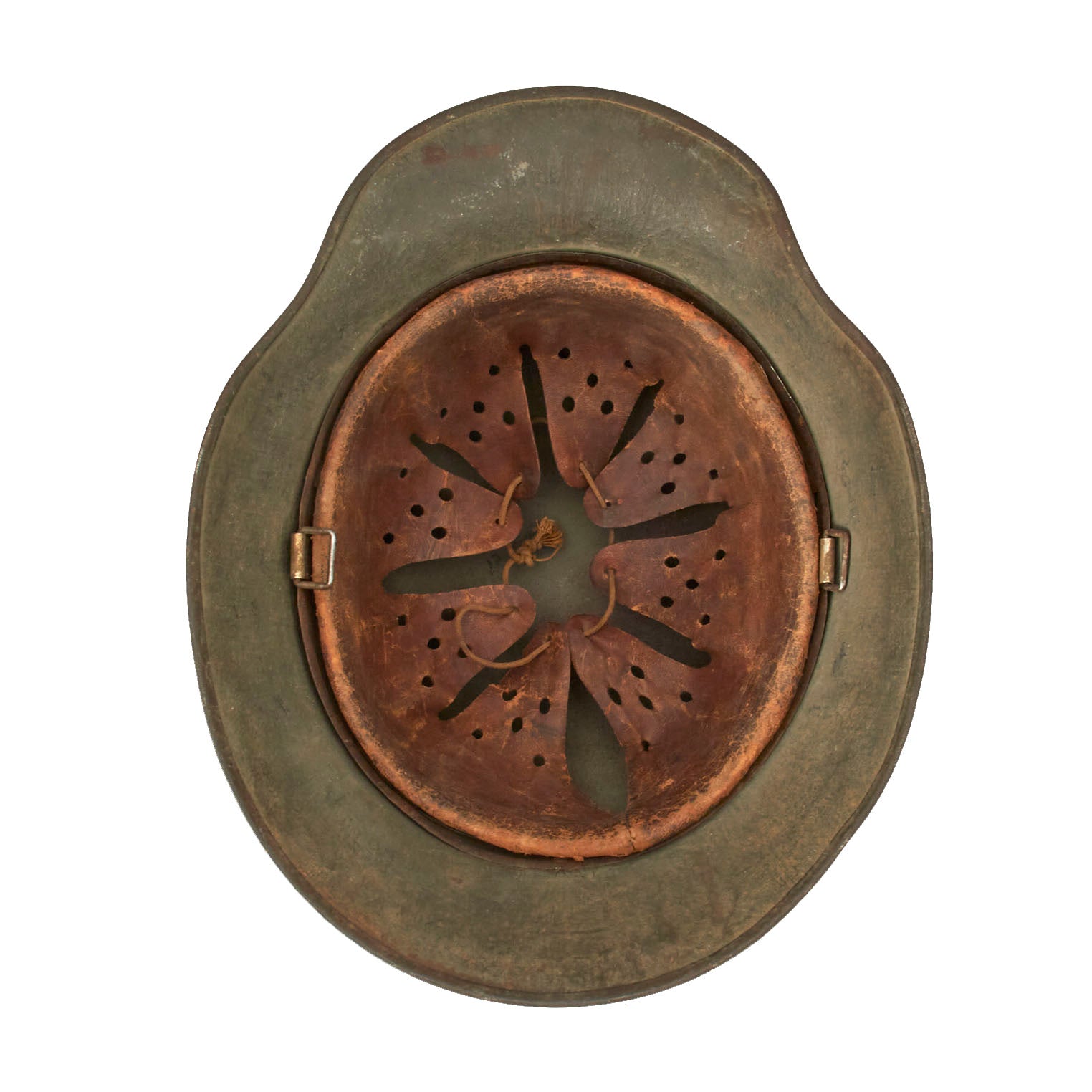 Original German WWII M18 Transitional Army Single Decal Helmet with Li ...