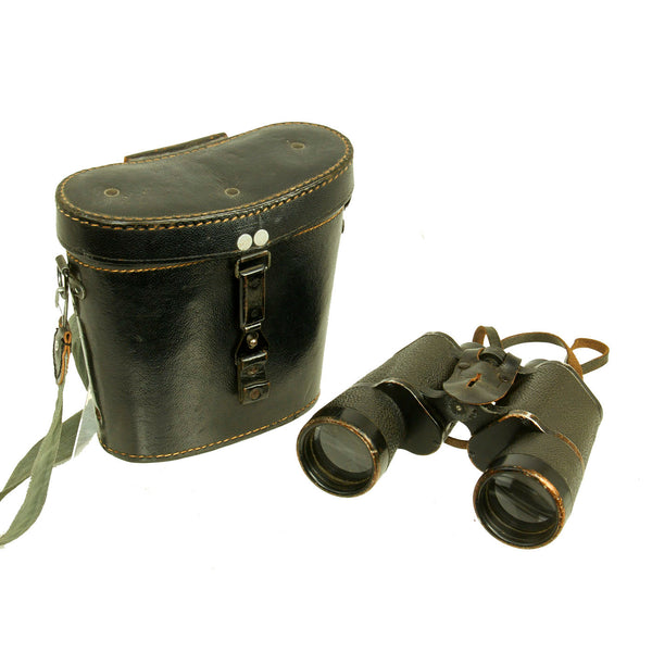 Original German WWII 10x50 Dienstglas Binoculars with 1943 Dated Case ...