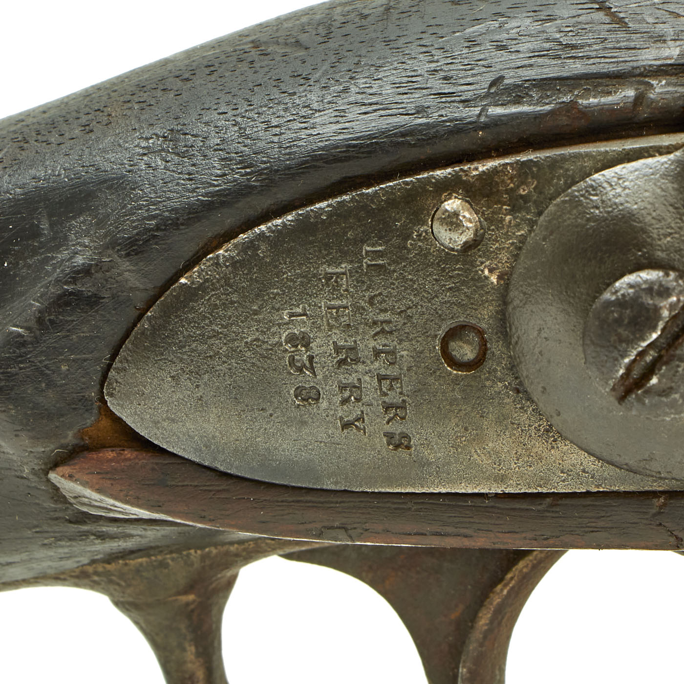 Original U.S. Springfield Model 1835 Flintlock Musket by Harpers Ferry ...