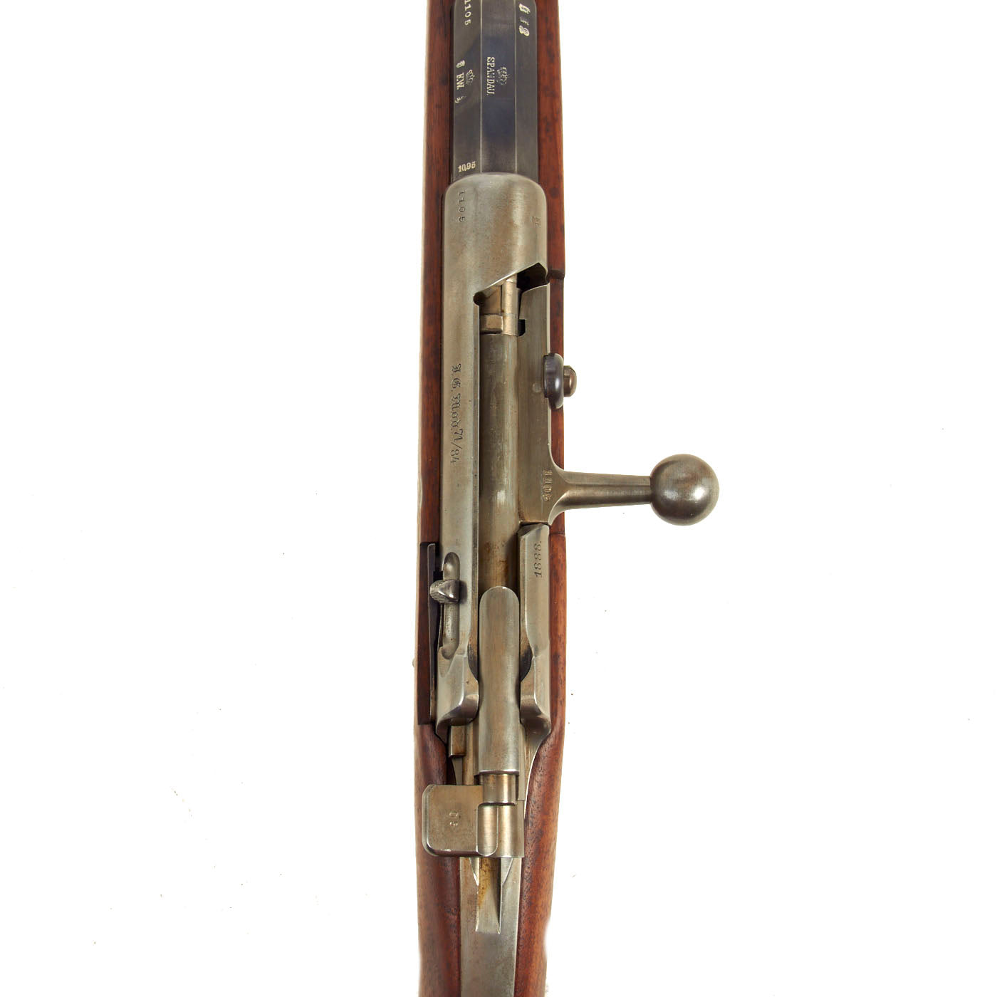 Original Imperial German Mauser Model 1871/84 Magazine Service Rifle b ...