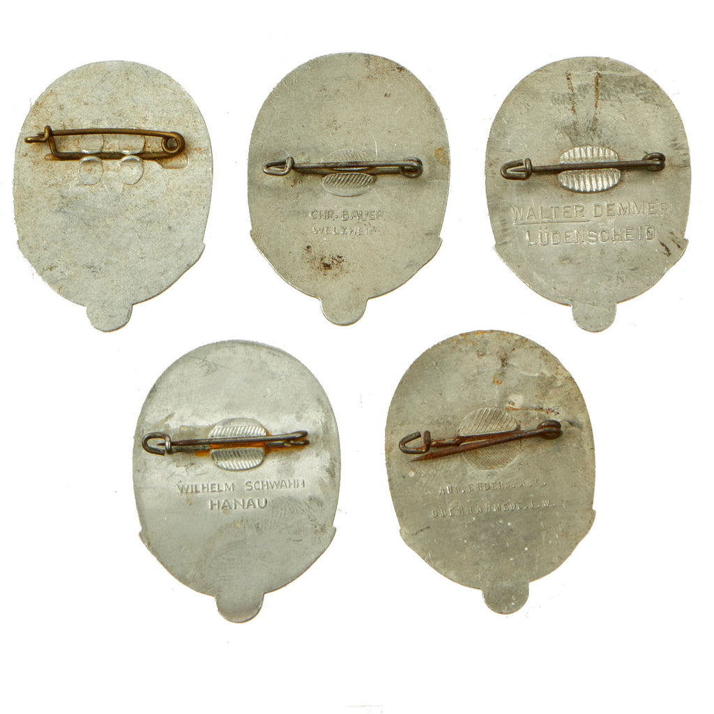 Original German WWII & Post War Stick Pin and Tinnie Grouping - 16 Ite ...