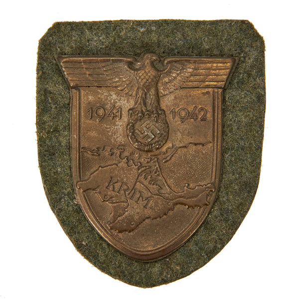 Original German WWII Unissued Crimea Krim Shield Decoration - Krimschi ...
