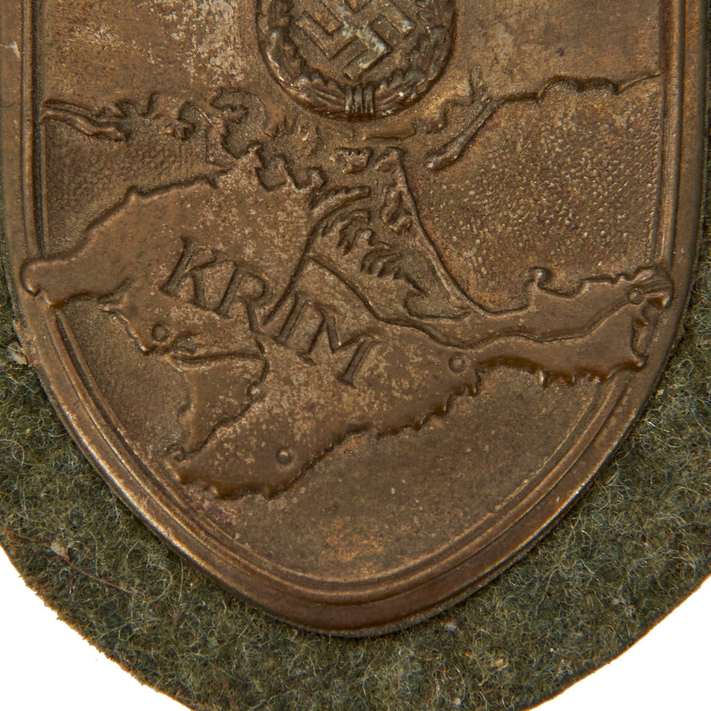 Original German WWII Unissued Crimea Krim Shield Decoration - Krimschi ...