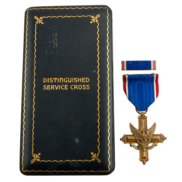 Original U.S. WWII Cased Numbered Distinguished Service Cross Set by U ...