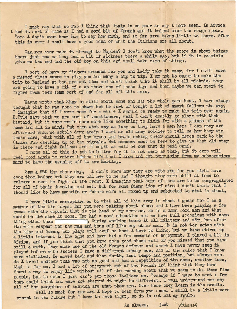 Original U.S. WWII Named 34th Infantry Division Silver Star Recipient ...