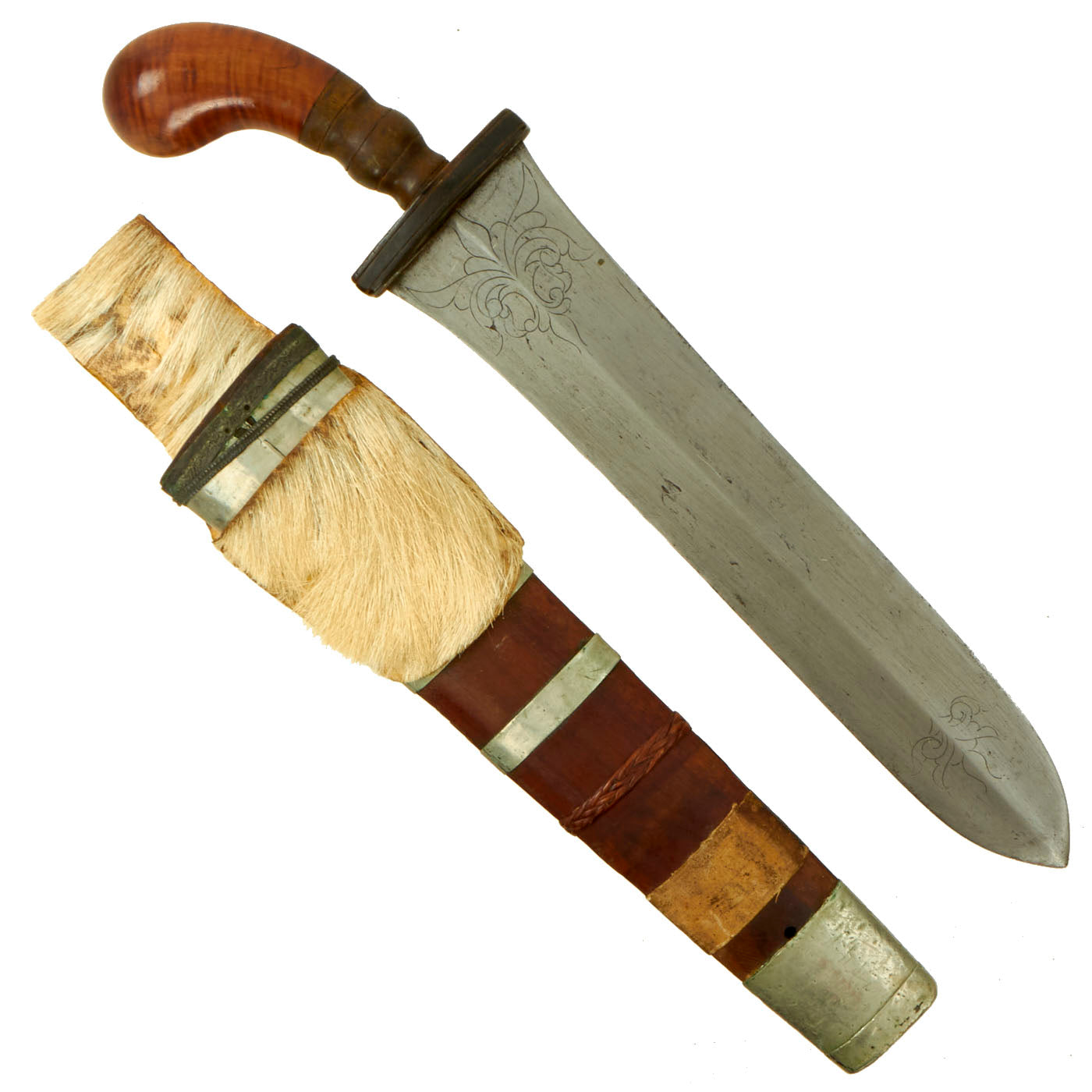 Original Philippines 19th / Early 20th Century Gunong Dagger With Deco ...