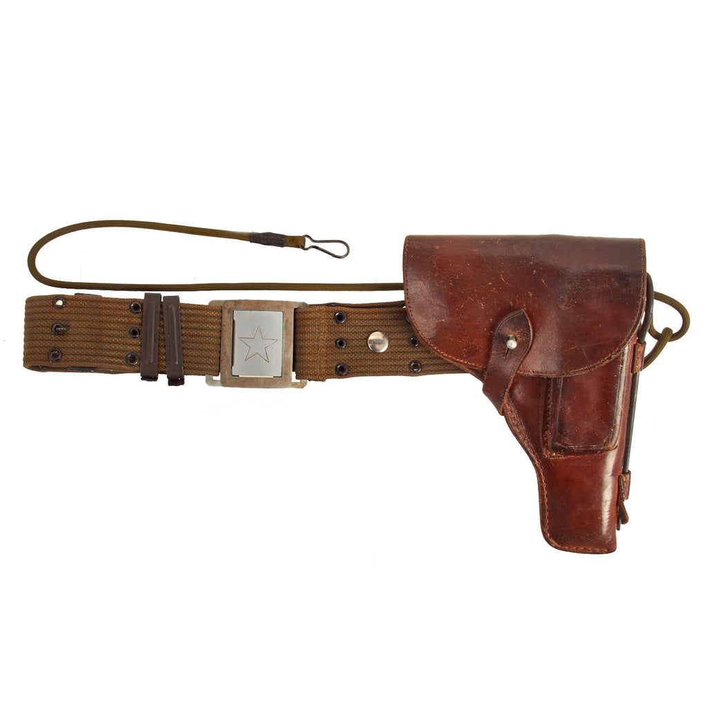 Original U.S. Vietnam War North Vietnamese Army NVA Pistol Belt with S ...
