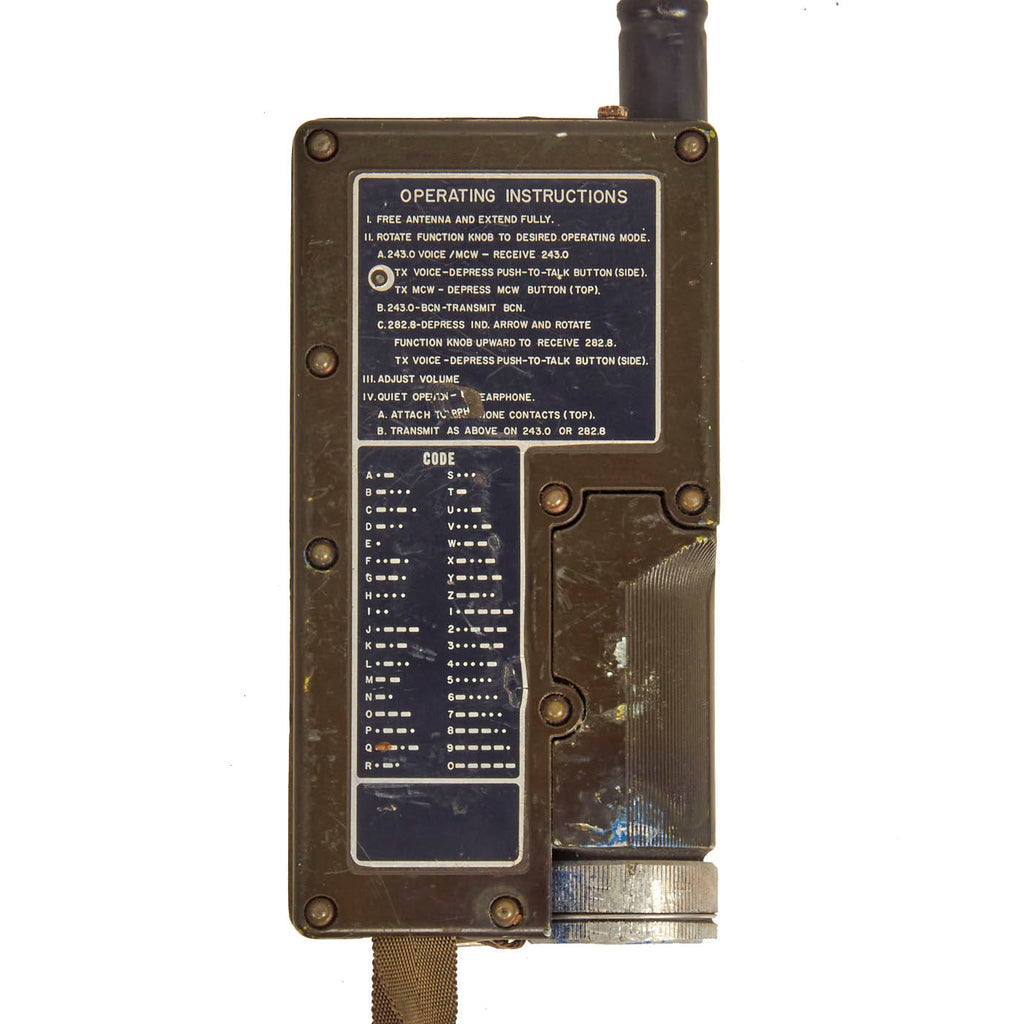 Original U.S. Vietnam War Era AN/PRC-90 Rescue Radio - Pilot Survival ...