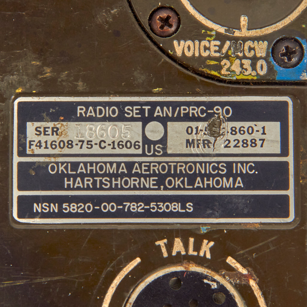 Original U.S. Vietnam War Era AN/PRC-90 Rescue Radio - Pilot Survival ...