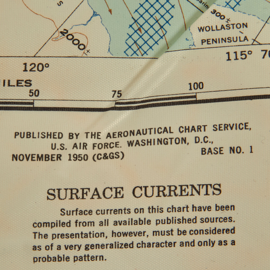 Original U.S. WWII & Post War AAF “Escape and Evasion / USAF Cloth Cha ...