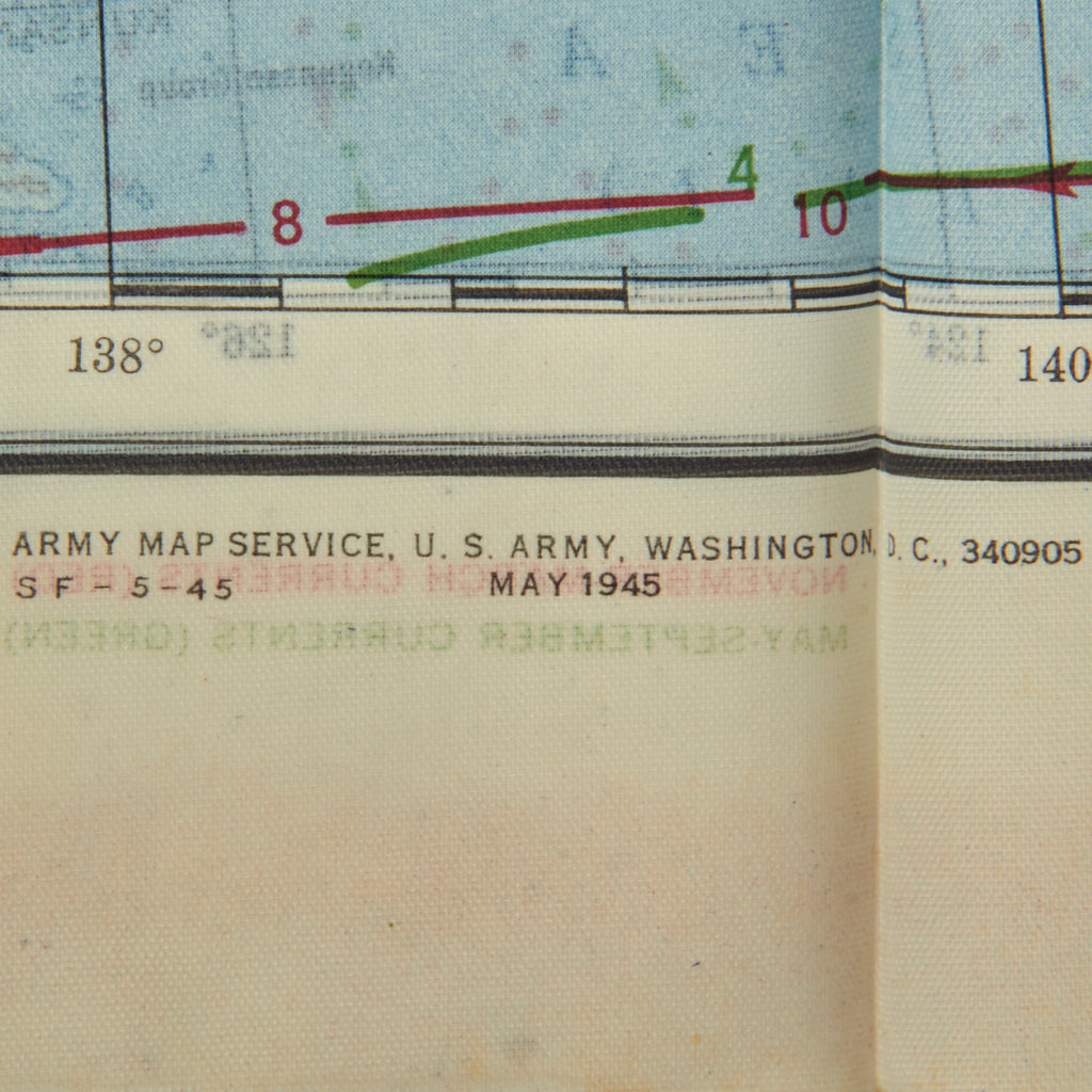 Original U.S. WWII & Post War AAF “Escape and Evasion / USAF Cloth Cha ...