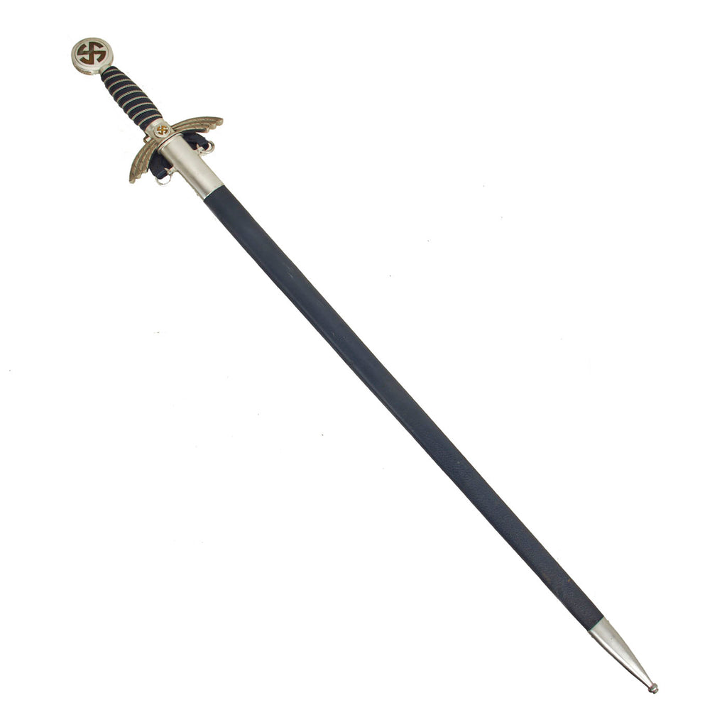 Original German WWII Aluminum Fitted Luftwaffe Officer Sword by SMF wi ...