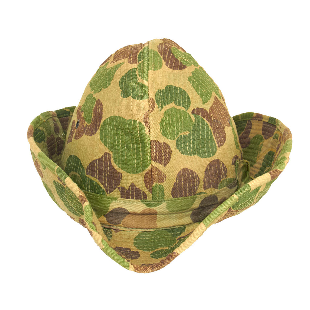 Original U.S. Vietnam War “Duck Hunter” Camouflage Slouch Boonie Hat w ...