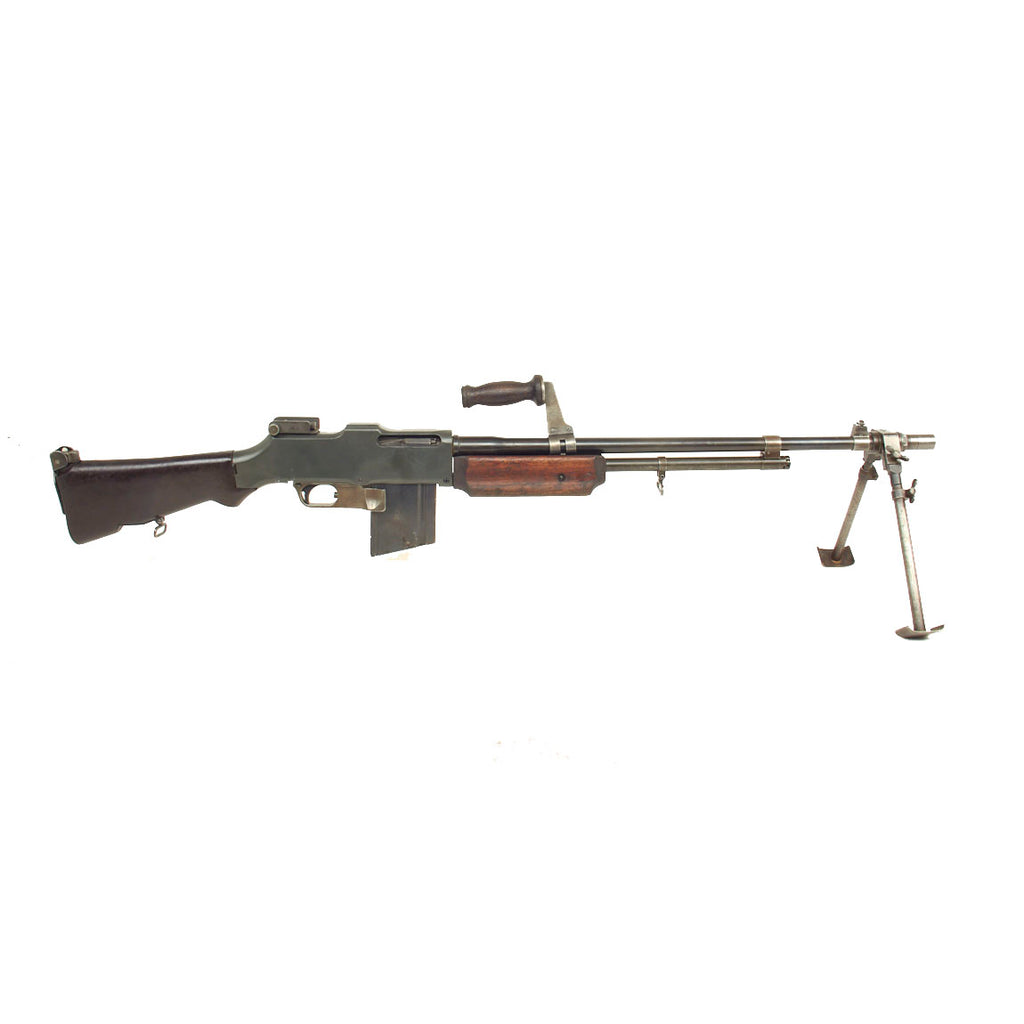 Original U.S. WWII BAR Browning M1918A2 Display Gun Constructed with G ...