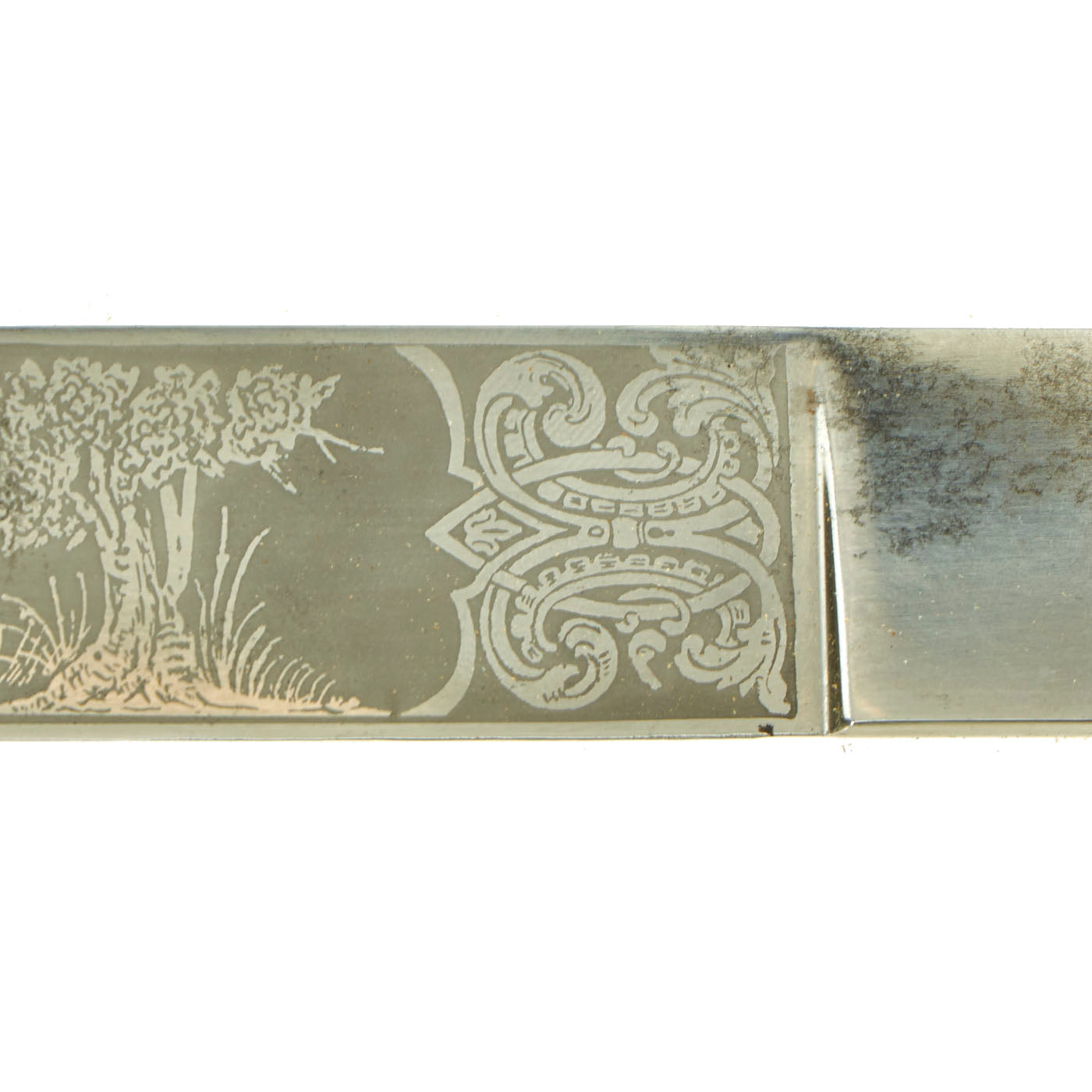 Original German WWII Hirschfänger Stag Handle Forestry Dress Cutlass b ...