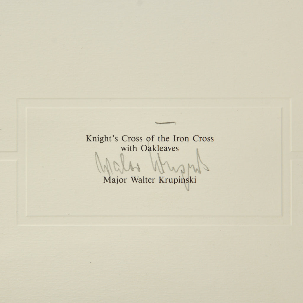 Original German WWII Knight's Cross of the Iron Cross with Oak Leaves ...