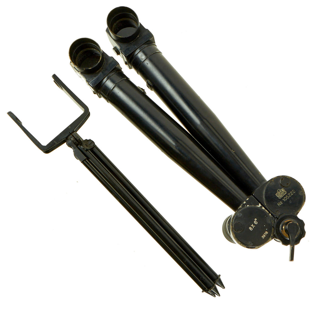 Original Japanese WWII Nikko 8 x 6 Rabbit Ear Small Artillery Periscop ...
