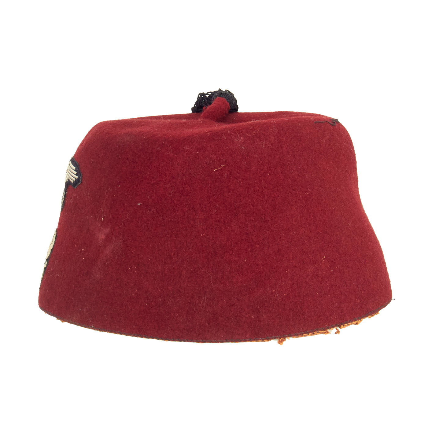 Original German WWII Waffen SS M43 Maroon Parade Fez for Foreign Volun ...