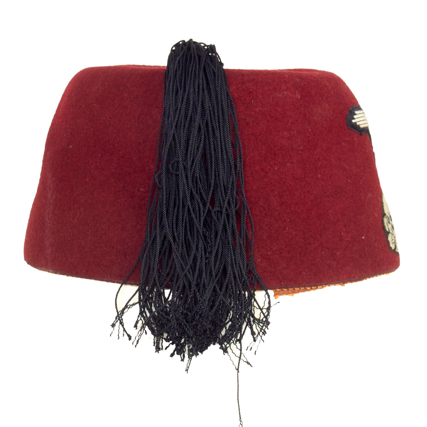 Original German WWII Waffen SS M43 Maroon Parade Fez for Foreign Volun ...