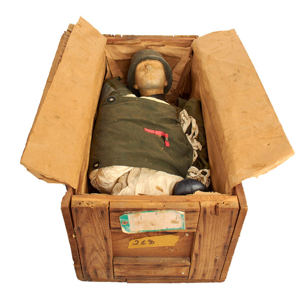 Original U.S. WWII Paradummy Gummipuppen Paratrooper Decoy Rupert Doll ...