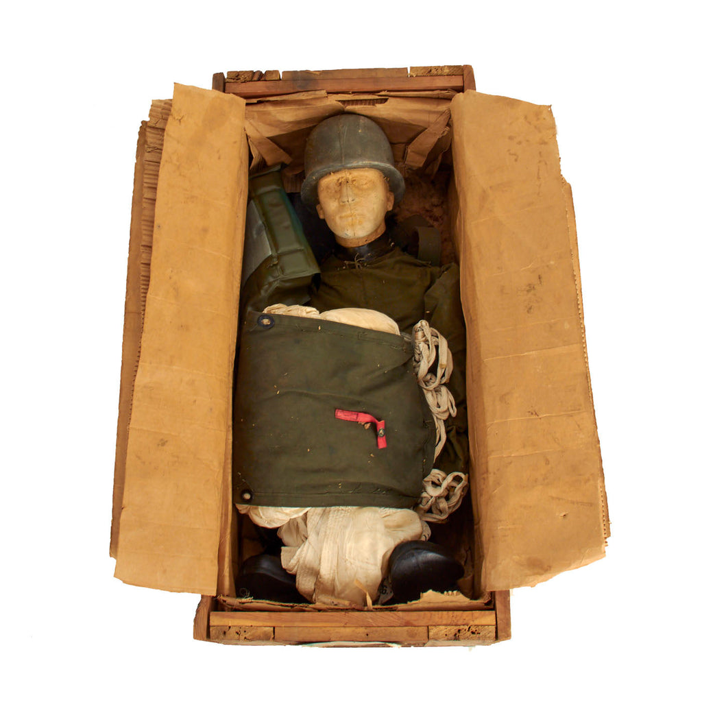 Original U.S. WWII Paradummy Gummipuppen Paratrooper Decoy Rupert Doll ...