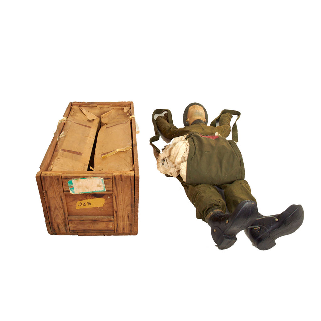 Original U.S. WWII Paradummy Gummipuppen Paratrooper Decoy Rupert Doll ...