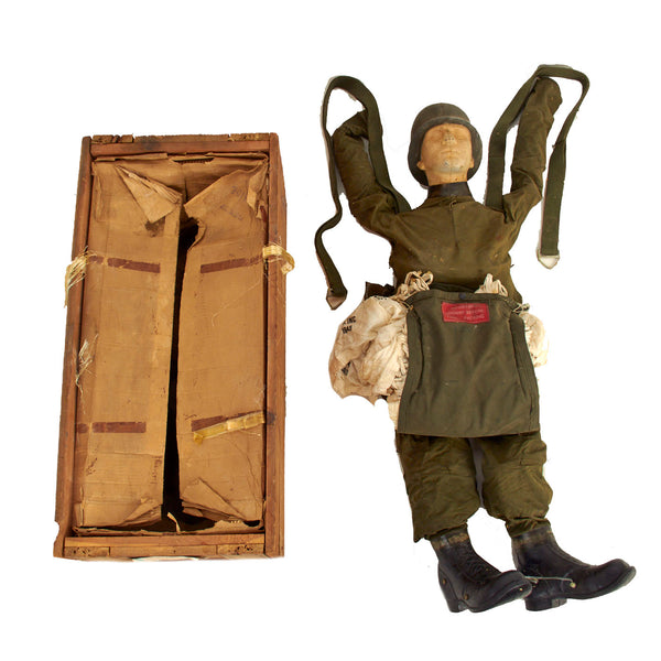 Original U.S. WWII Paradummy Gummipuppen Paratrooper Decoy Rupert Doll ...