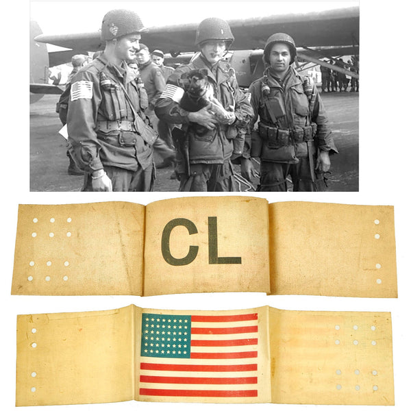 Original U.S. WWII Chalk Leader Paratrooper D-Day Invasion American Fl ...