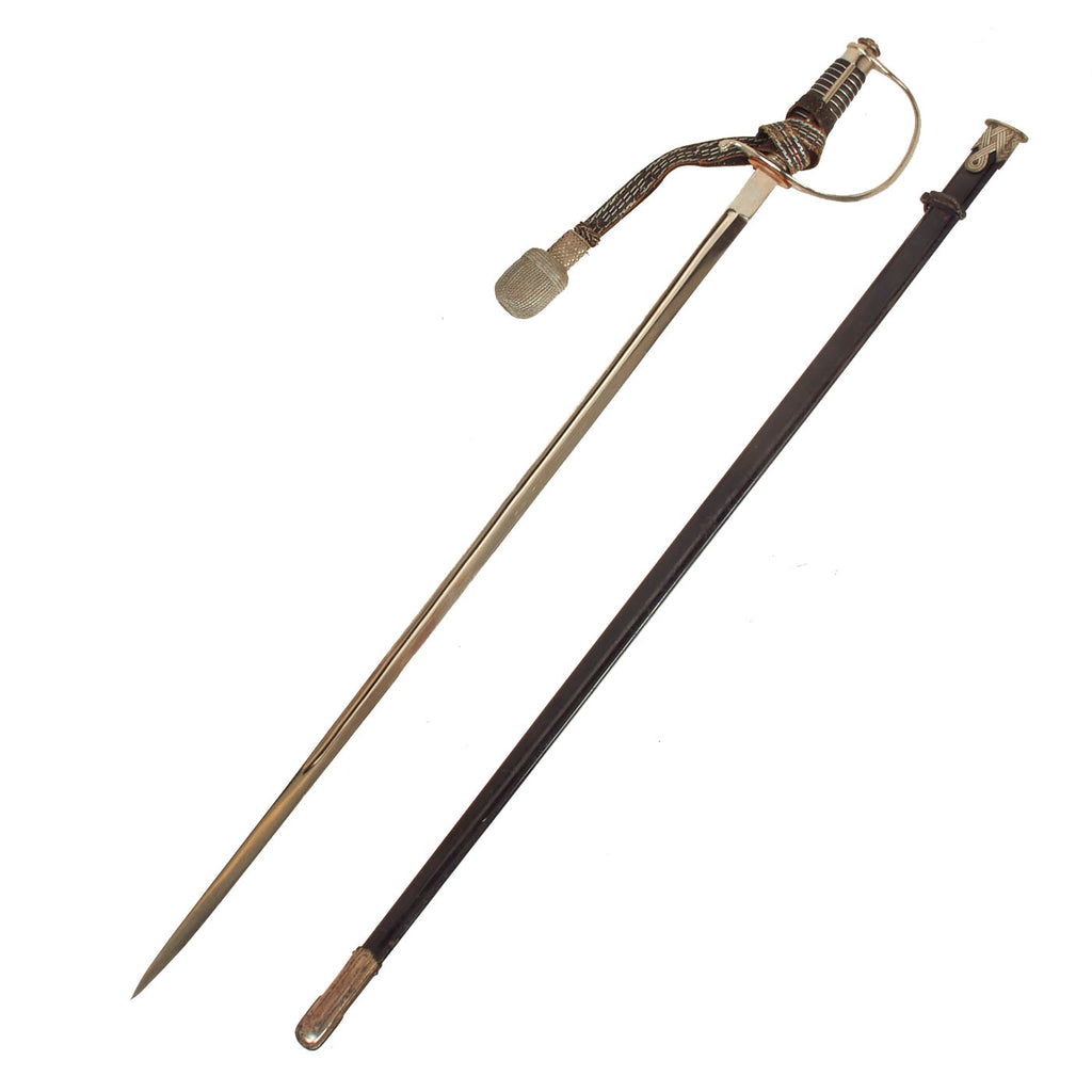 Original German WWII Police Officer's Degen Dress Sword by Emil Voos w ...