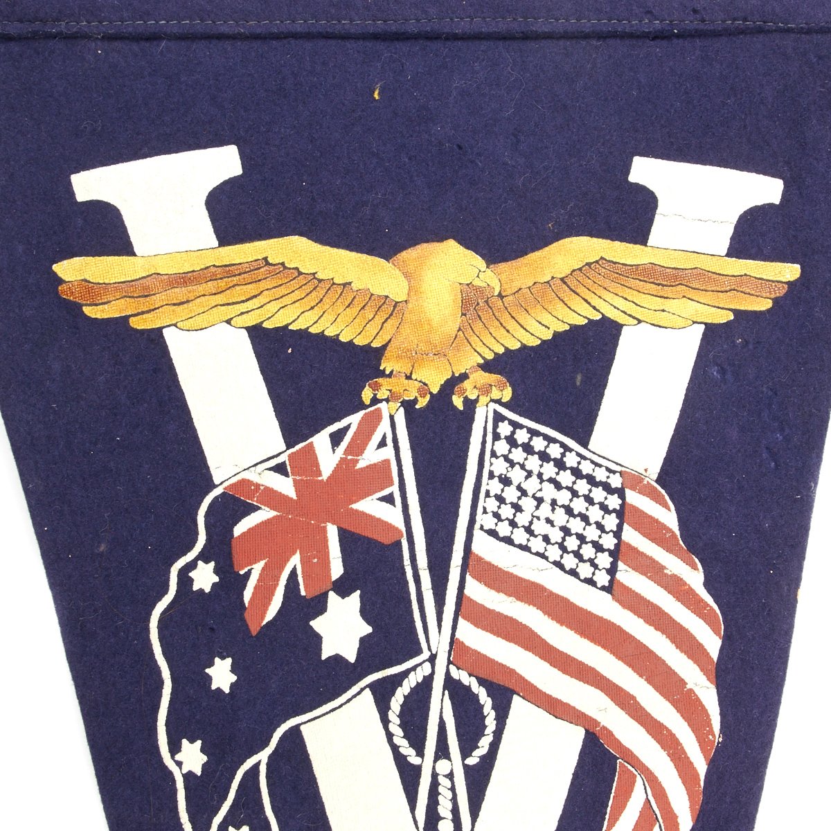 Ww2 Allied Flags Original U.S. WWII Homefront Allied Flags Victory