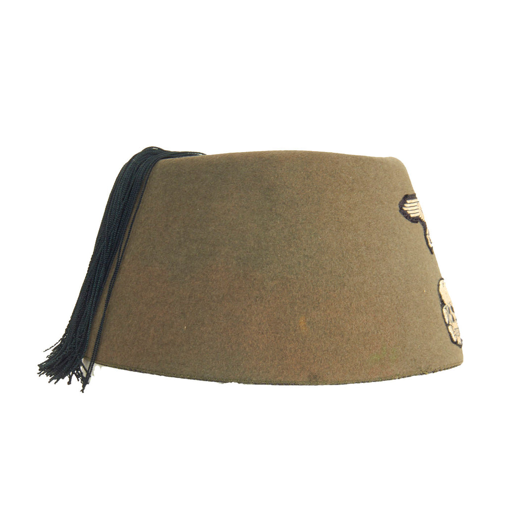 Original German WWII Waffen SS Field Gray M43 Combat Fez for Foreign V ...