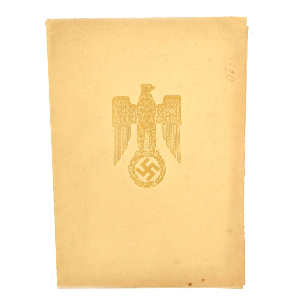 Original German WWII Dr. Heinrich Schultheis 5th Mountain Division Cha ...