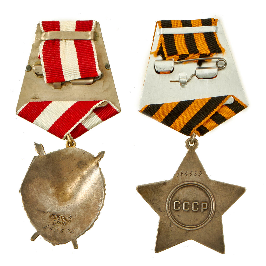 Original Soviet Union WWII to Cold War Era Medals and Decorations Lot ...