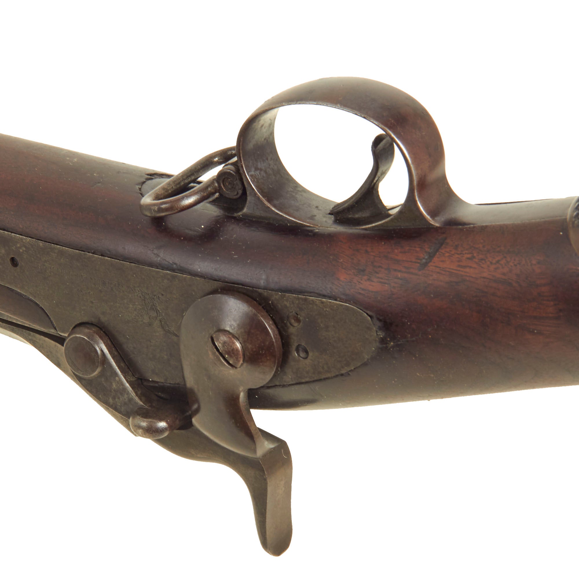 Original U.S. Springfield Trapdoor Model 1884 Round Rod Bayonet Sharps ...