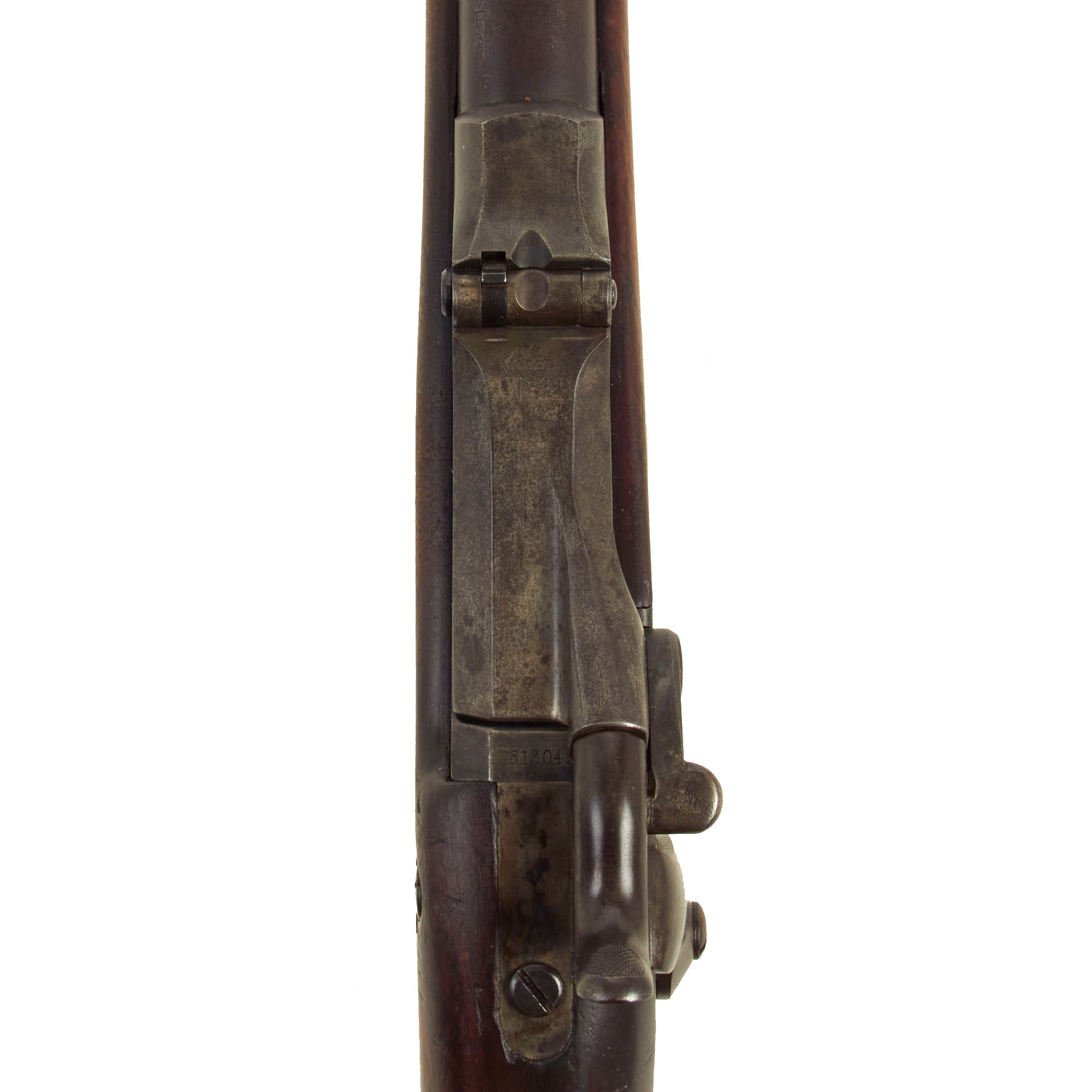 Original U.S. Springfield Trapdoor Model 1884 Round Rod Bayonet Sharps ...