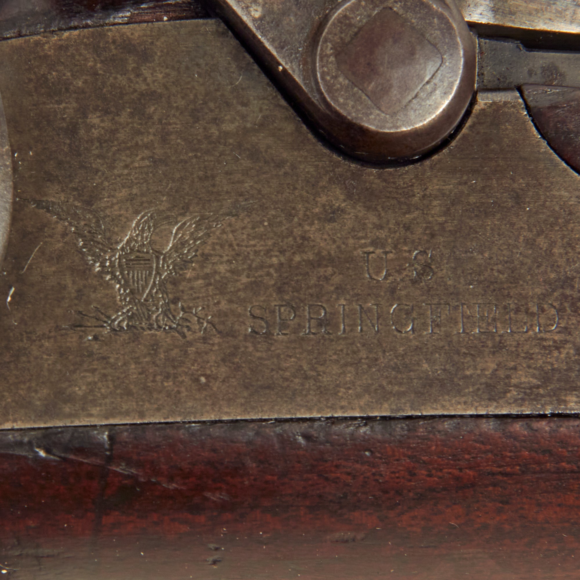 Original U.S. Springfield Trapdoor Model 1884 Round Rod Bayonet Sharps ...