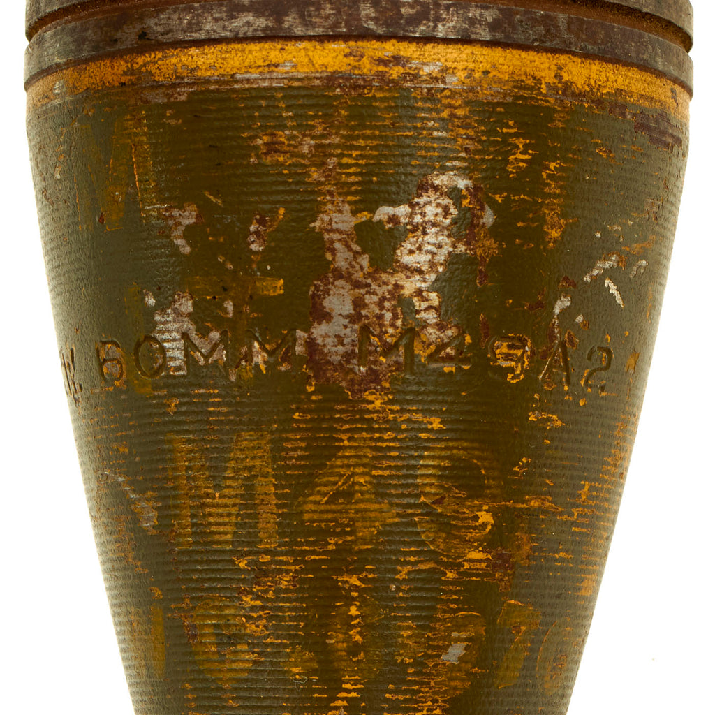 Original U.S. WWII 1941 Dated M49A2 60mm Deactivated Mortar Round with ...