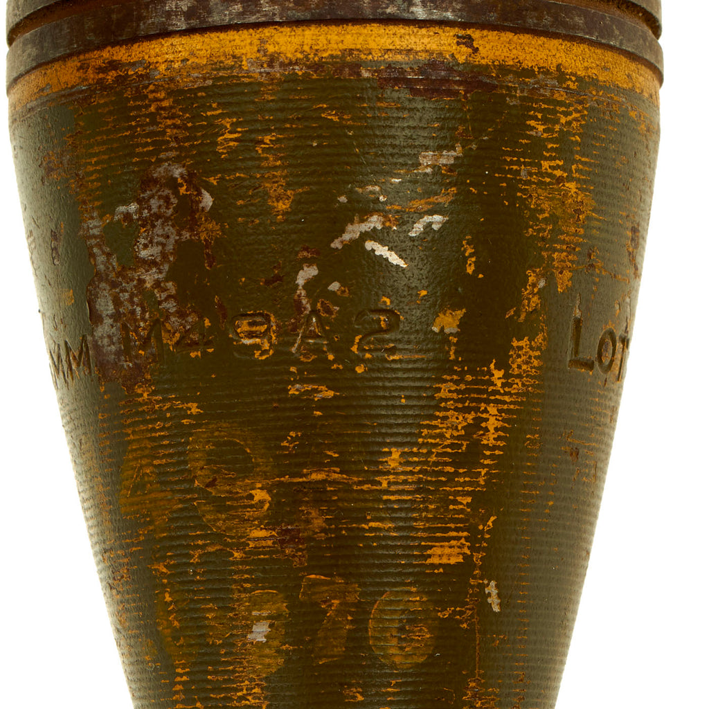 Original U.S. WWII 1941 Dated M49A2 60mm Deactivated Mortar Round with ...