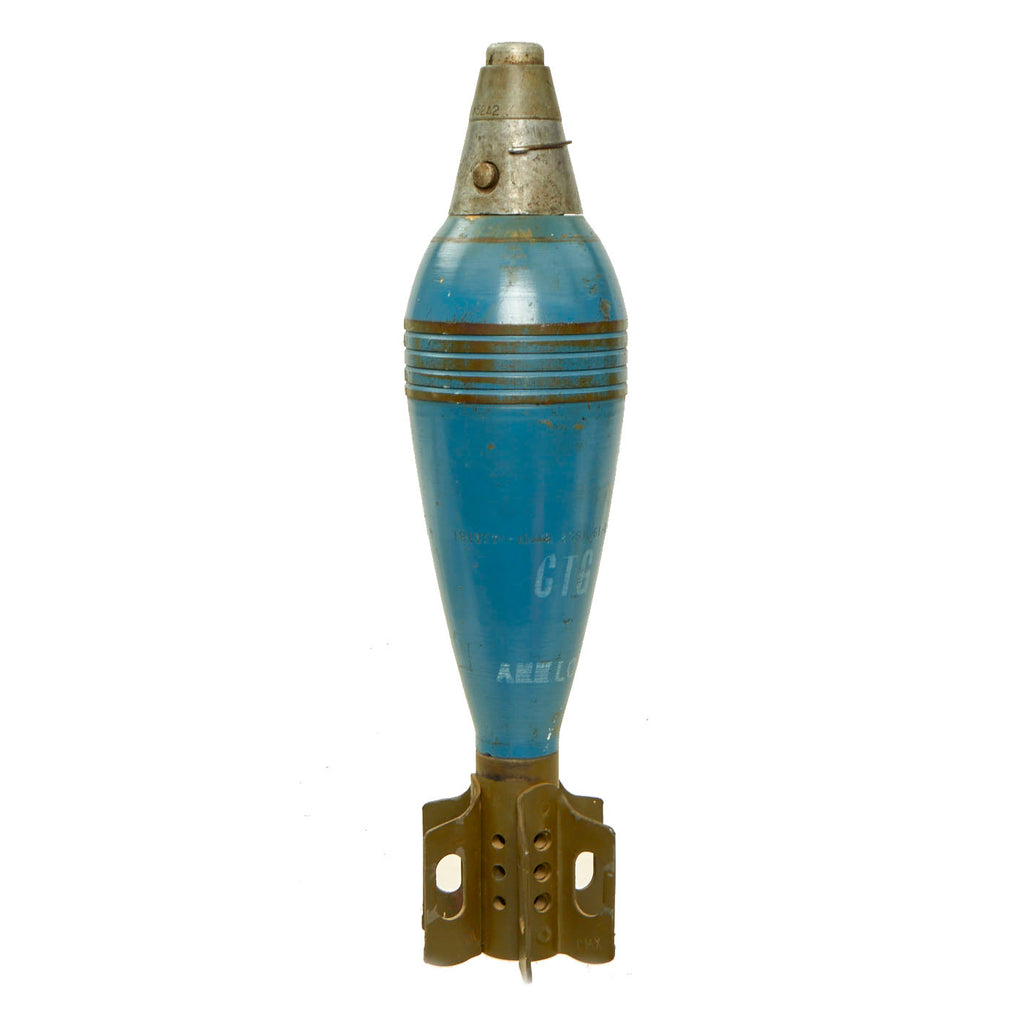 Original U.S. Korean War Era Inert 81mm M43A1B1 HE Mortar Round Used A ...