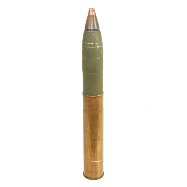Original U.S. WWII 75mm Field Gun M1897 Shell Casing with Custom Machi ...