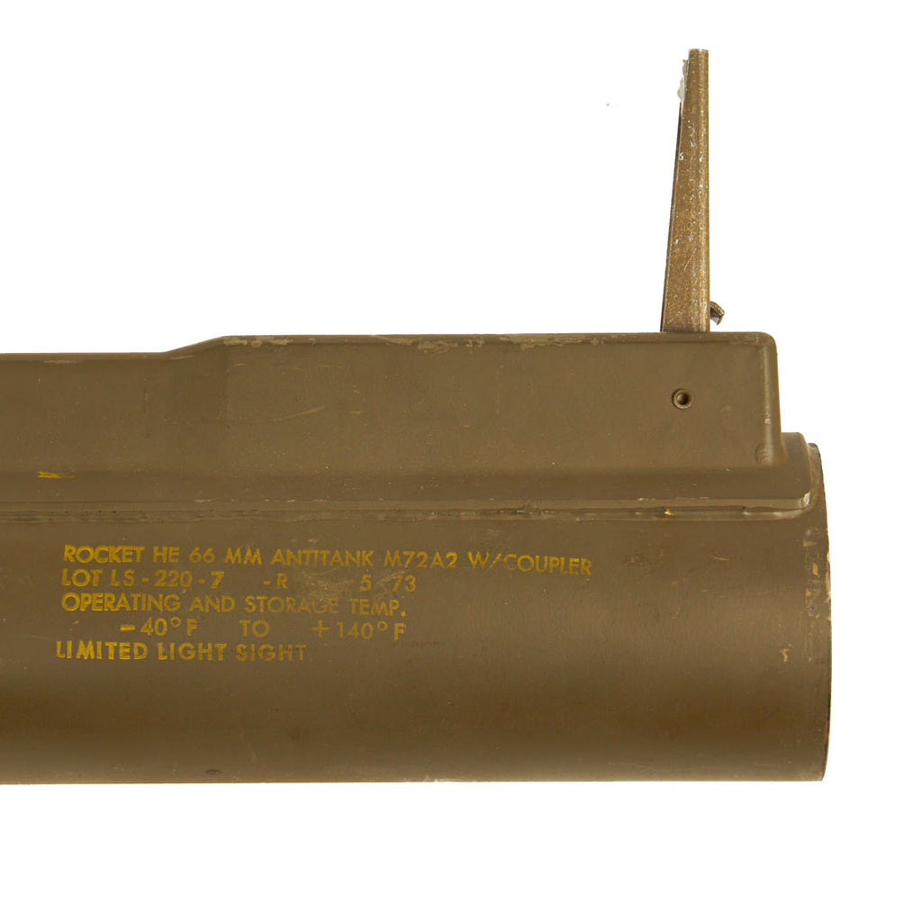 Original U.S. Vietnam War Complete M72A2 Light Anti-Armor Weapon “LAW ...
