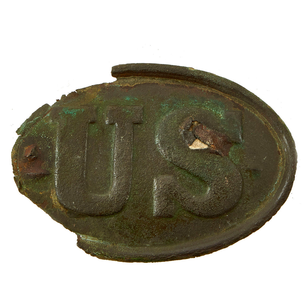 Original U.S. Civil War Federal Cartridge Box Plate Lot Ground Dug At ...